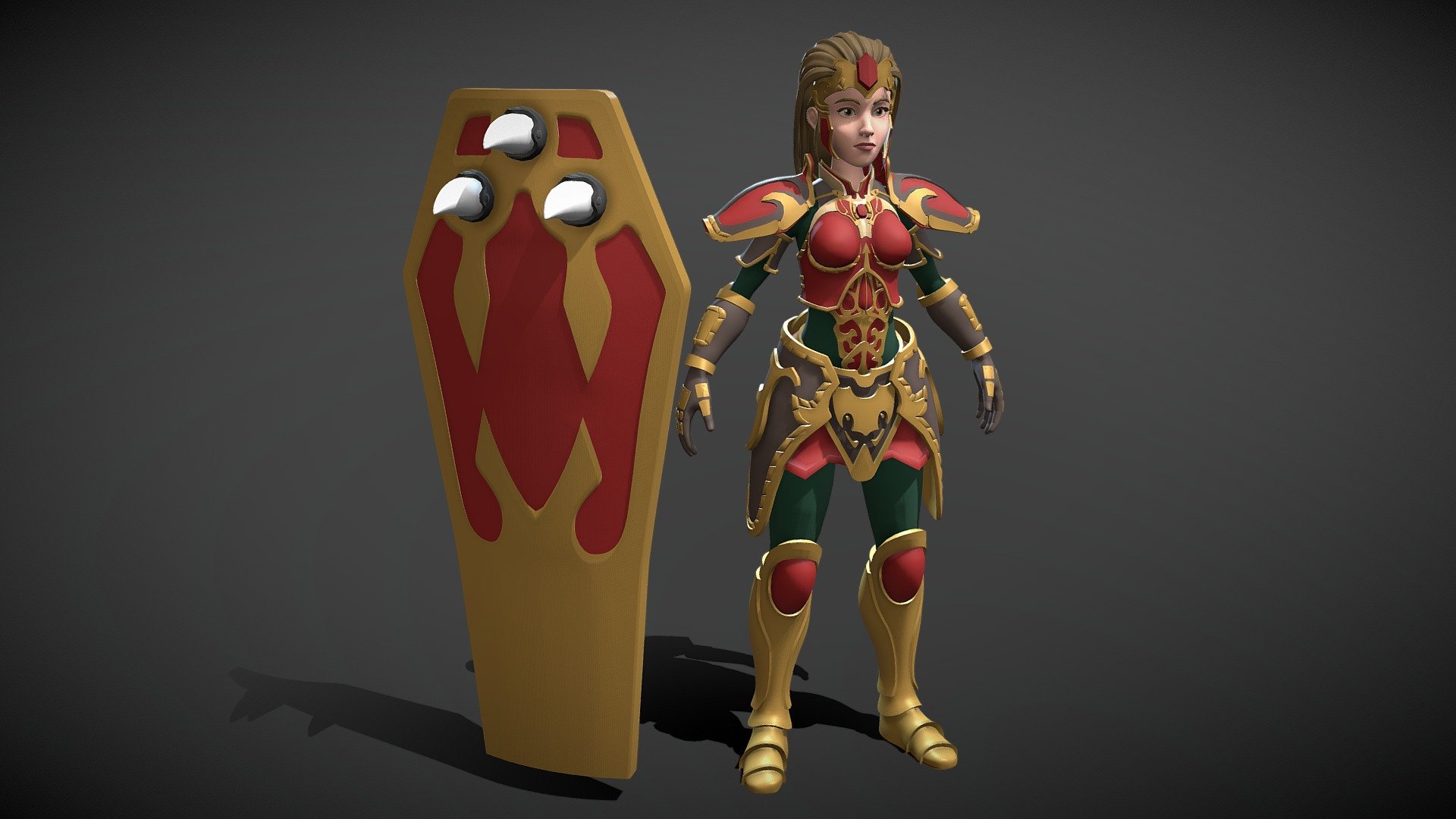 Brigandine In Game 3d Character 3d Model By William Weimer