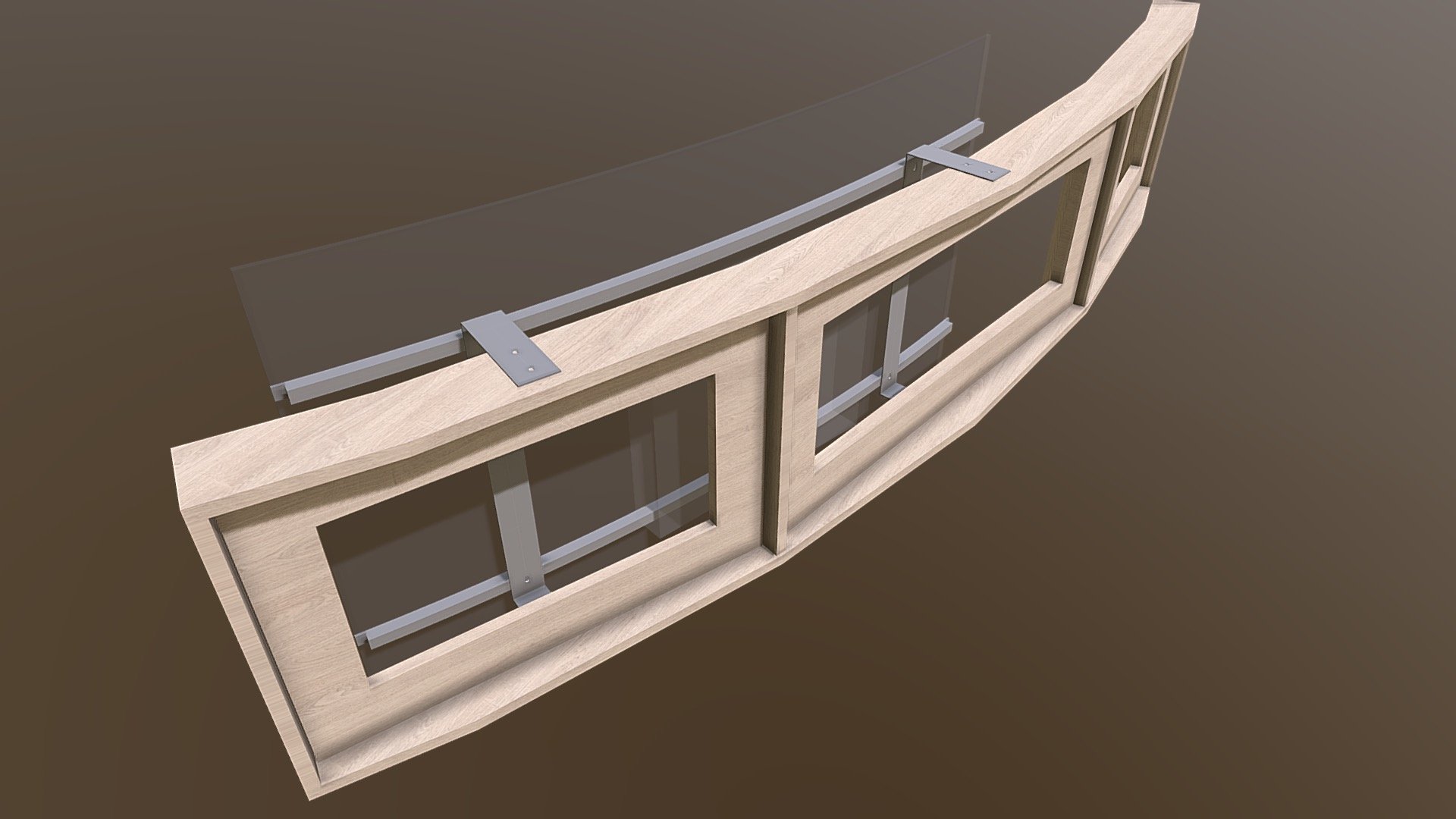 Simplified Screen Wall Bracket - 3D model by Concepts [308518c] - Sketchfab
