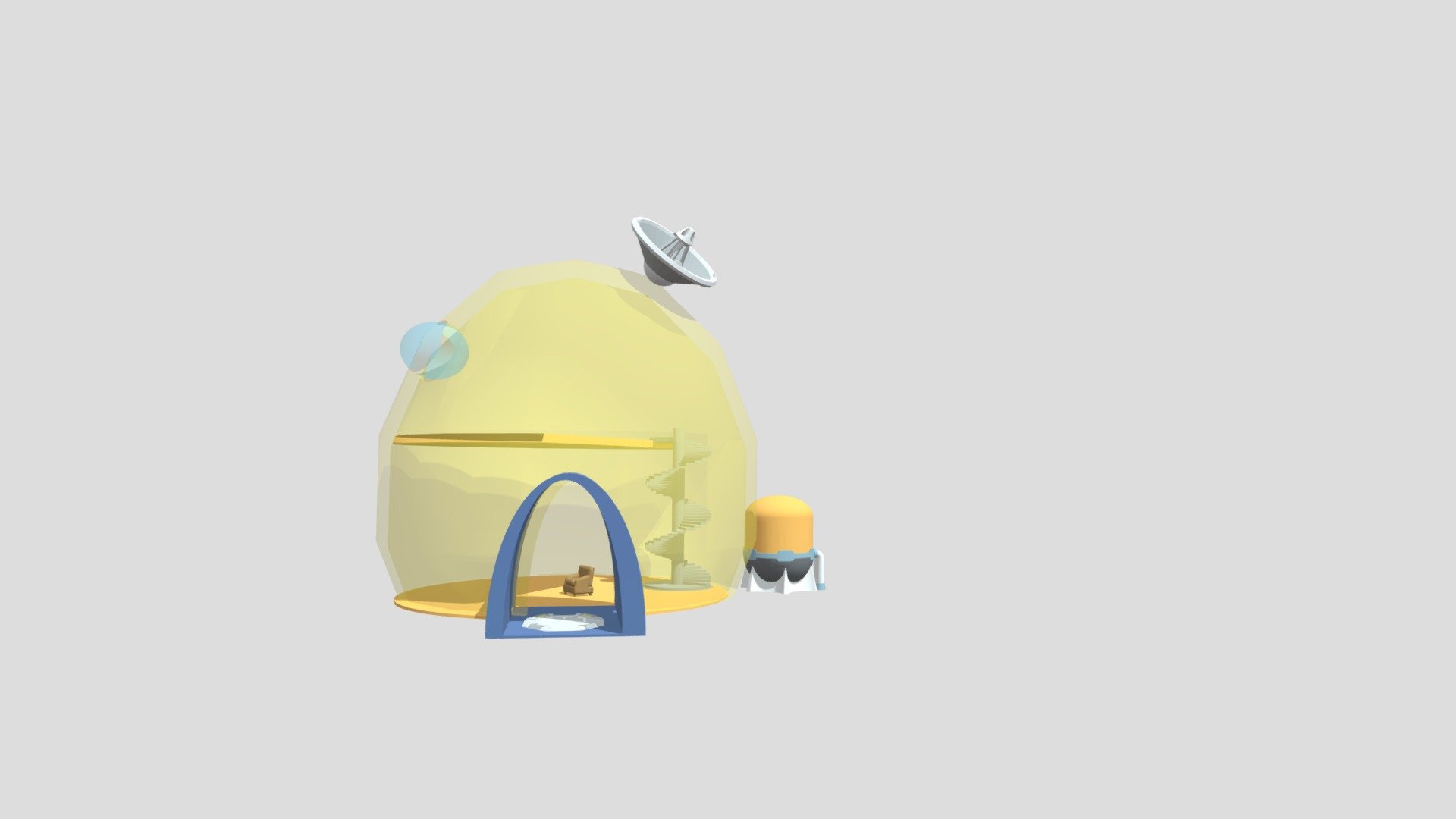 Domo 1 - 3D model by Bene Home Space (@benehomespace) [308666a] - Sketchfab