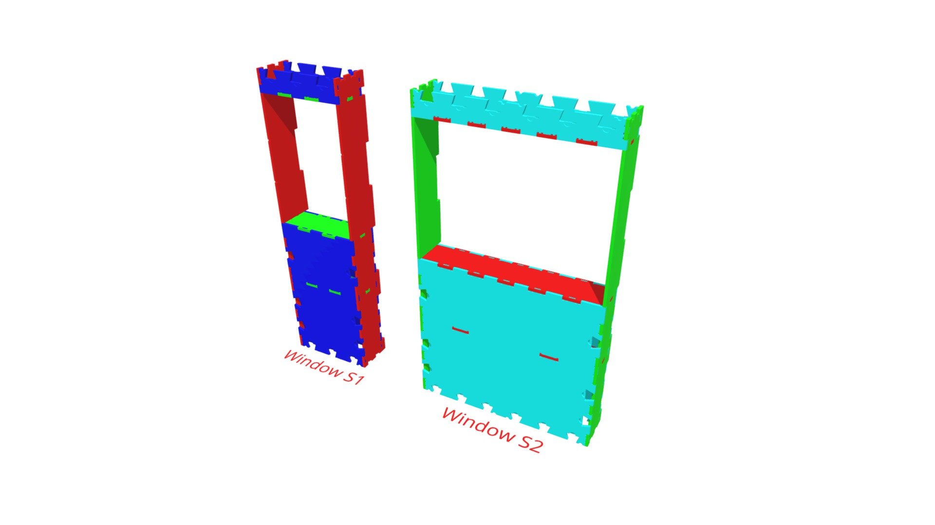 Skylark 200 - Window S1 & Window S2 - Download Free 3D model by zewaho ...