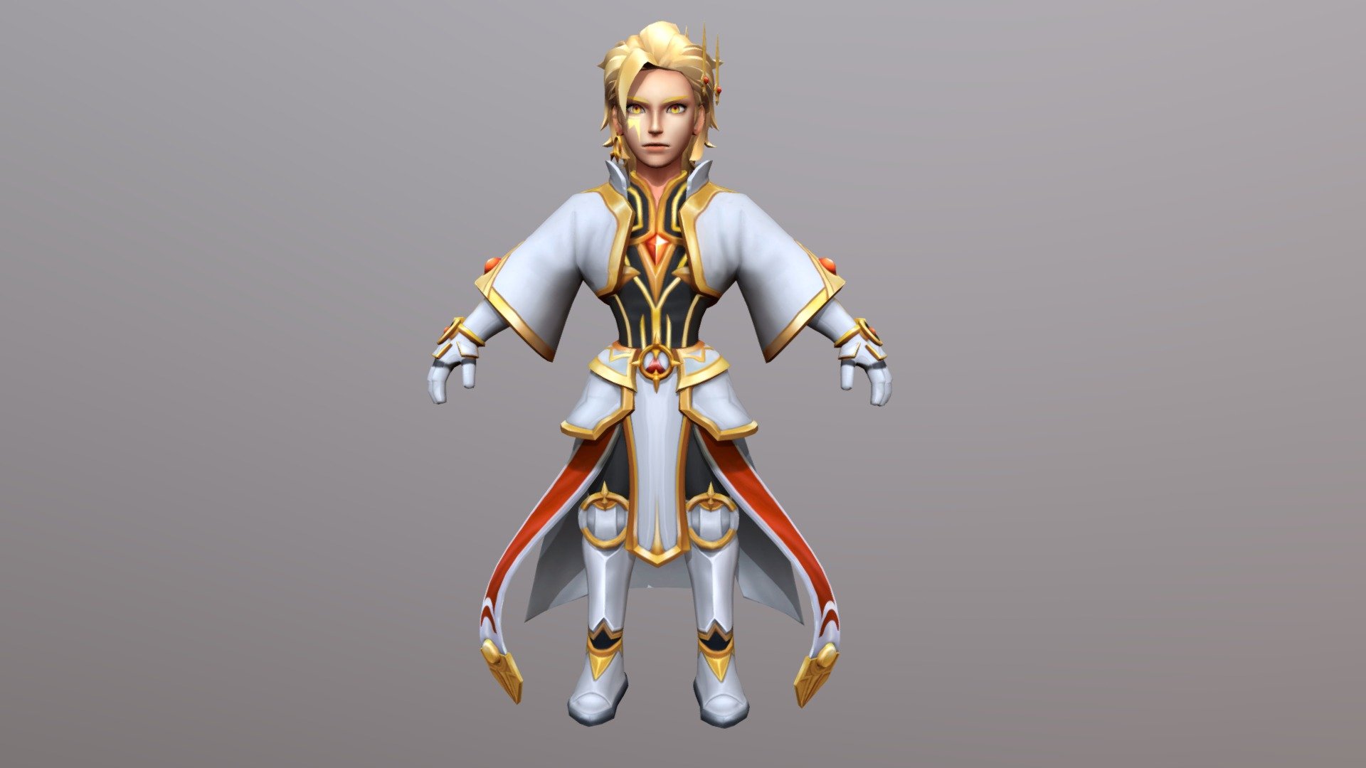 Sun Character Handpaint Stylized - 3D model by MaryDHan [3087913 ...