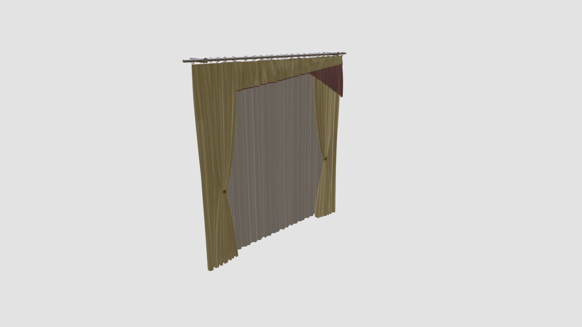 curtain - Buy Royalty Free 3D model by Evermotion [30884ea] - Sketchfab ...