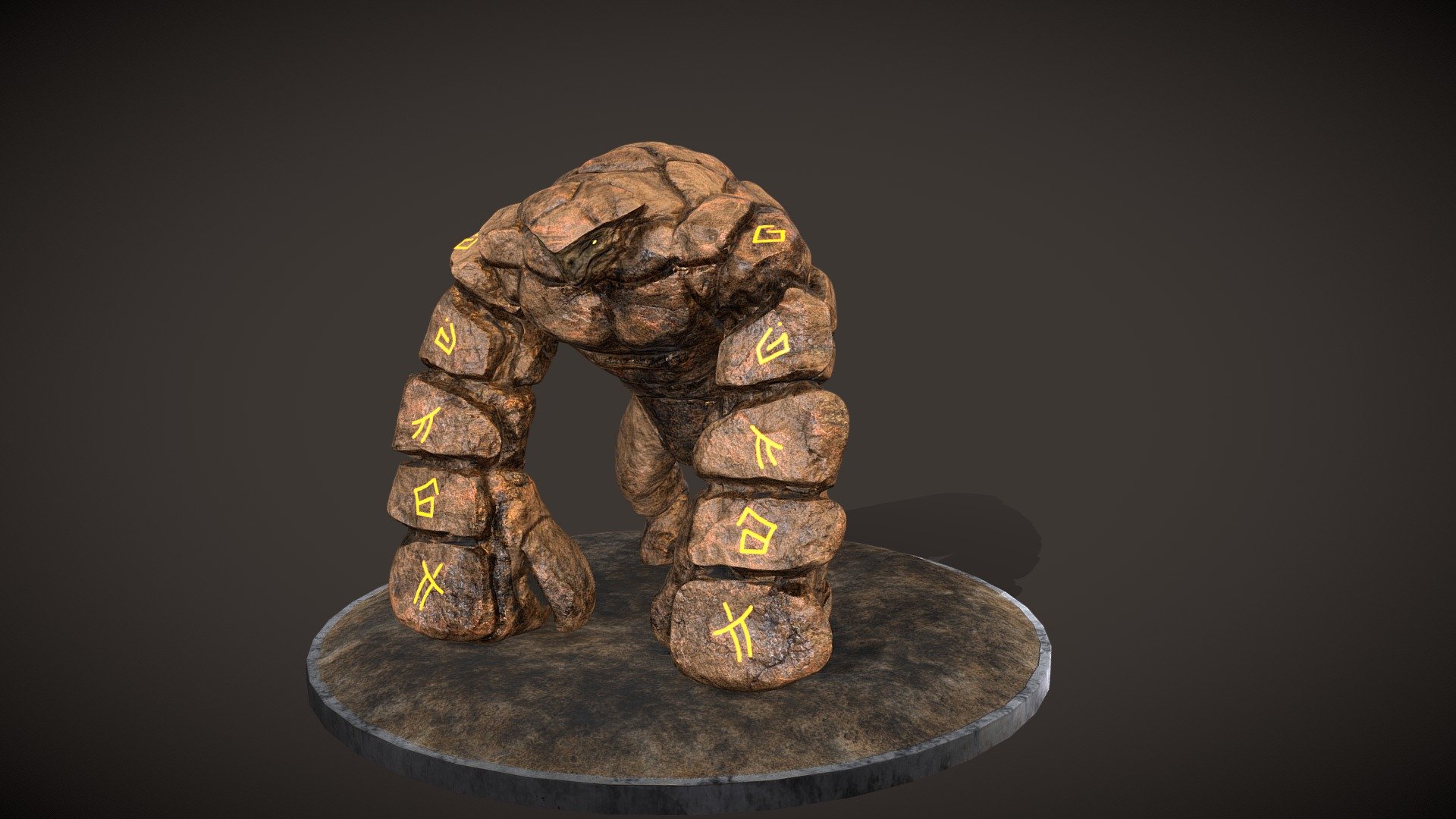 Golem Model - 3D model by Dan Thompson (@Dracar96) [308919f] - Sketchfab