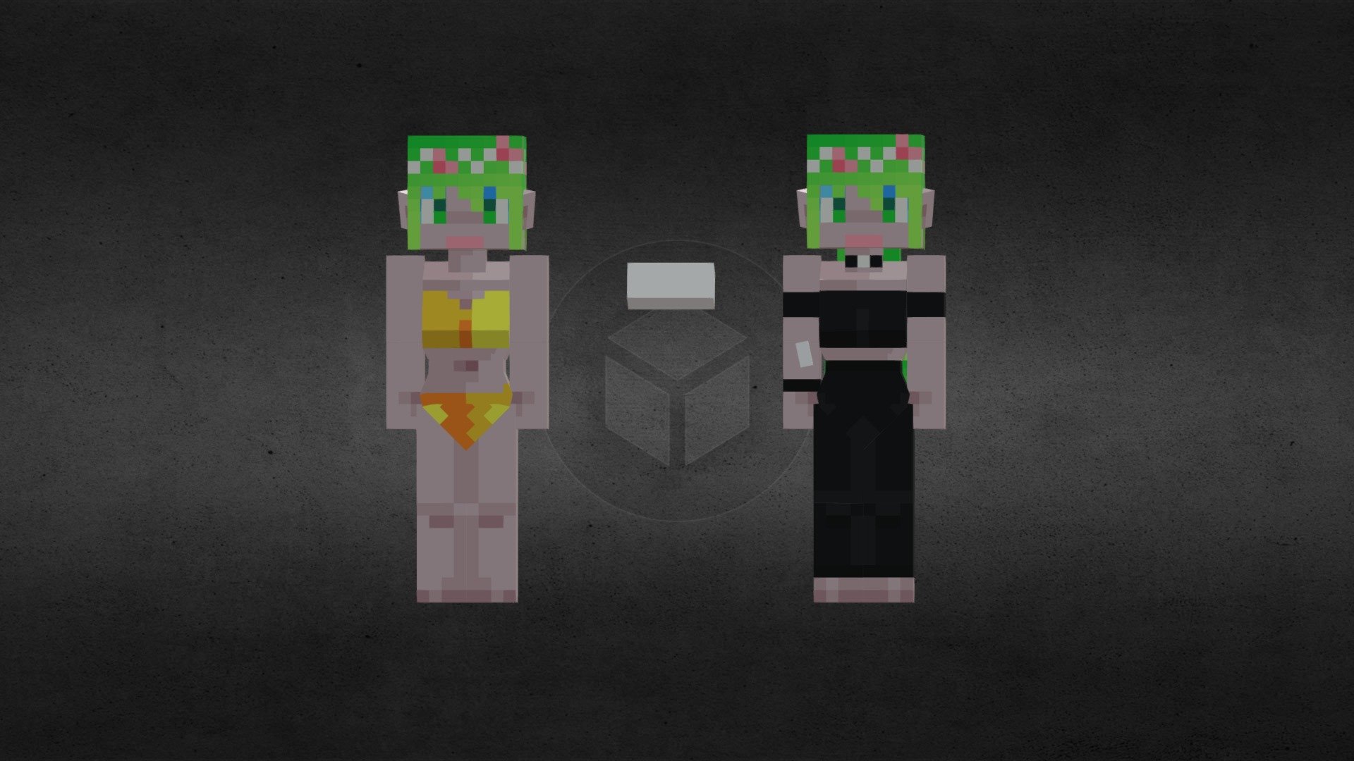 Minecraft Female Model - Download Free 3D model by Anakin Skyrizzler ...