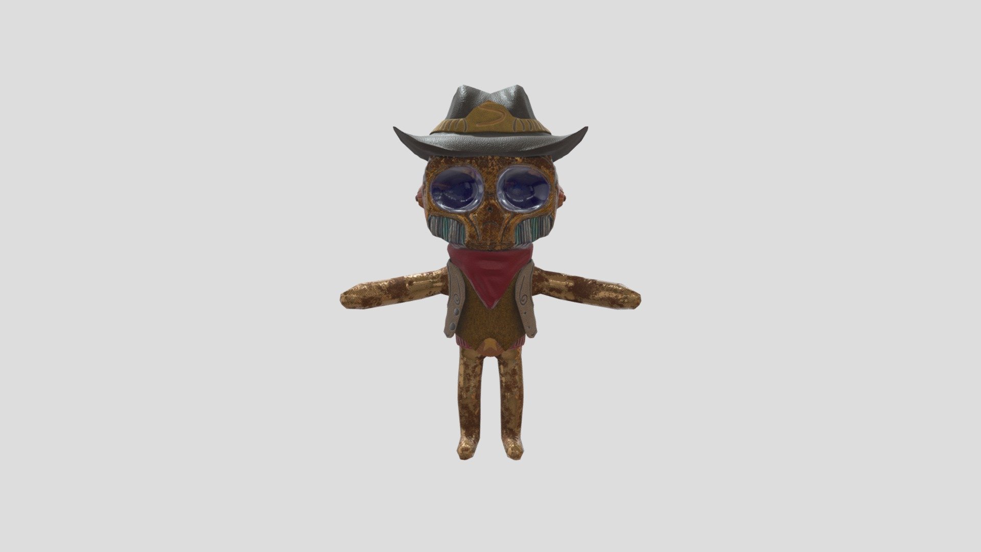 robot cowboy - 3D model by LeDieuDesLicornes [308b226] - Sketchfab
