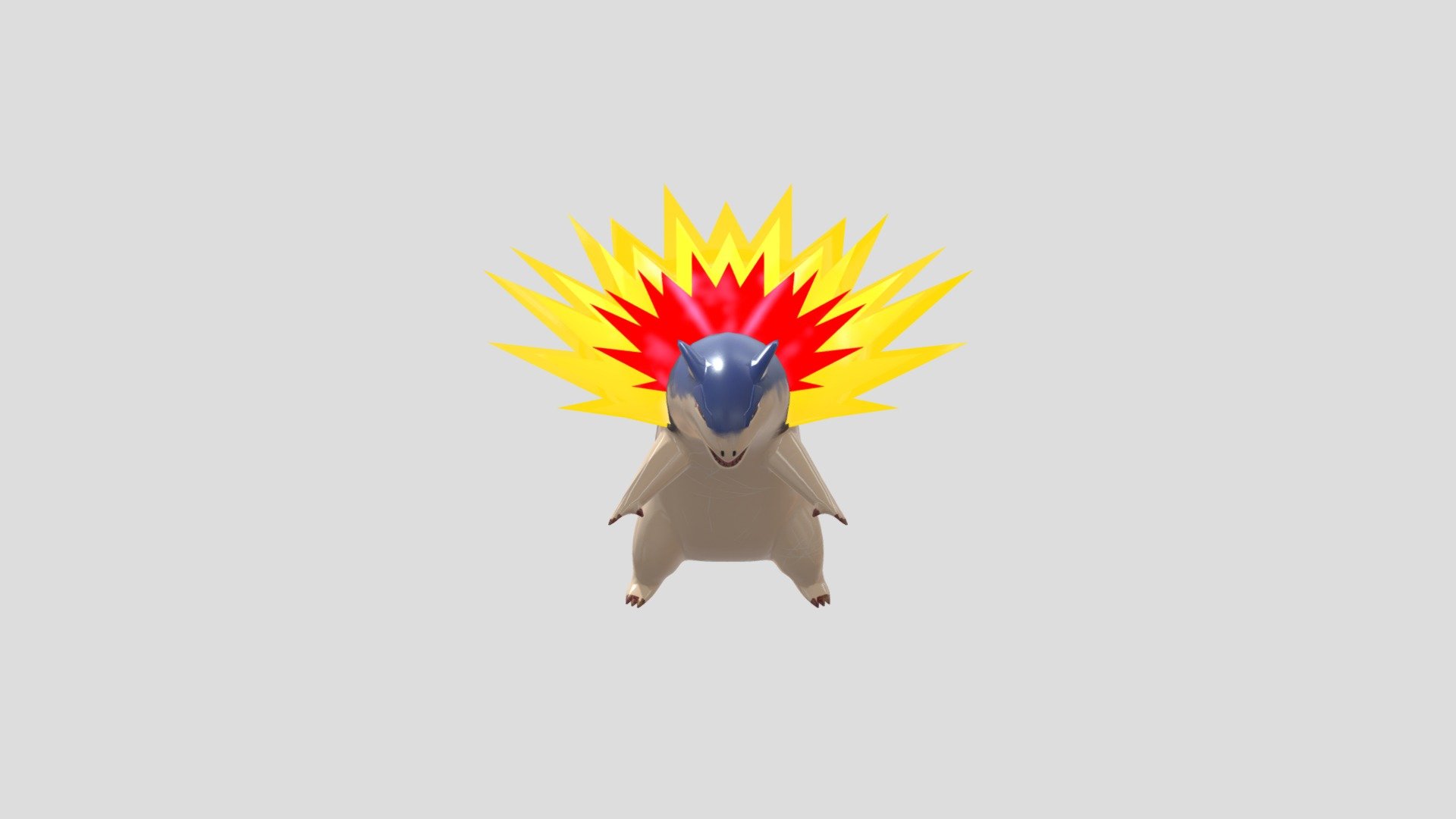 Typhlosion - 3D model by dscheel [308bc53] - Sketchfab