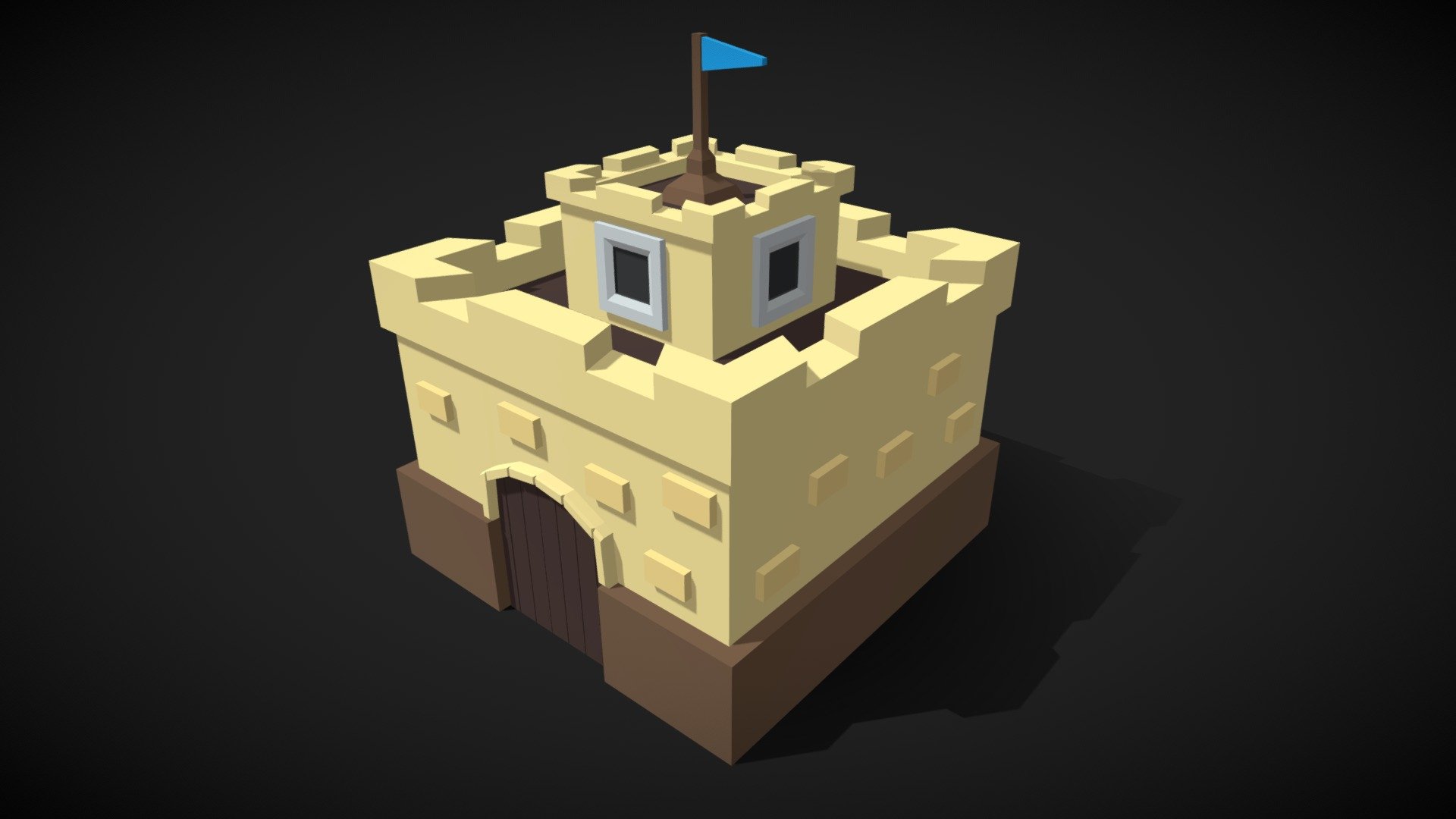 Little Lowpoly Castle - Buy Royalty Free 3D model by Blumbum ...