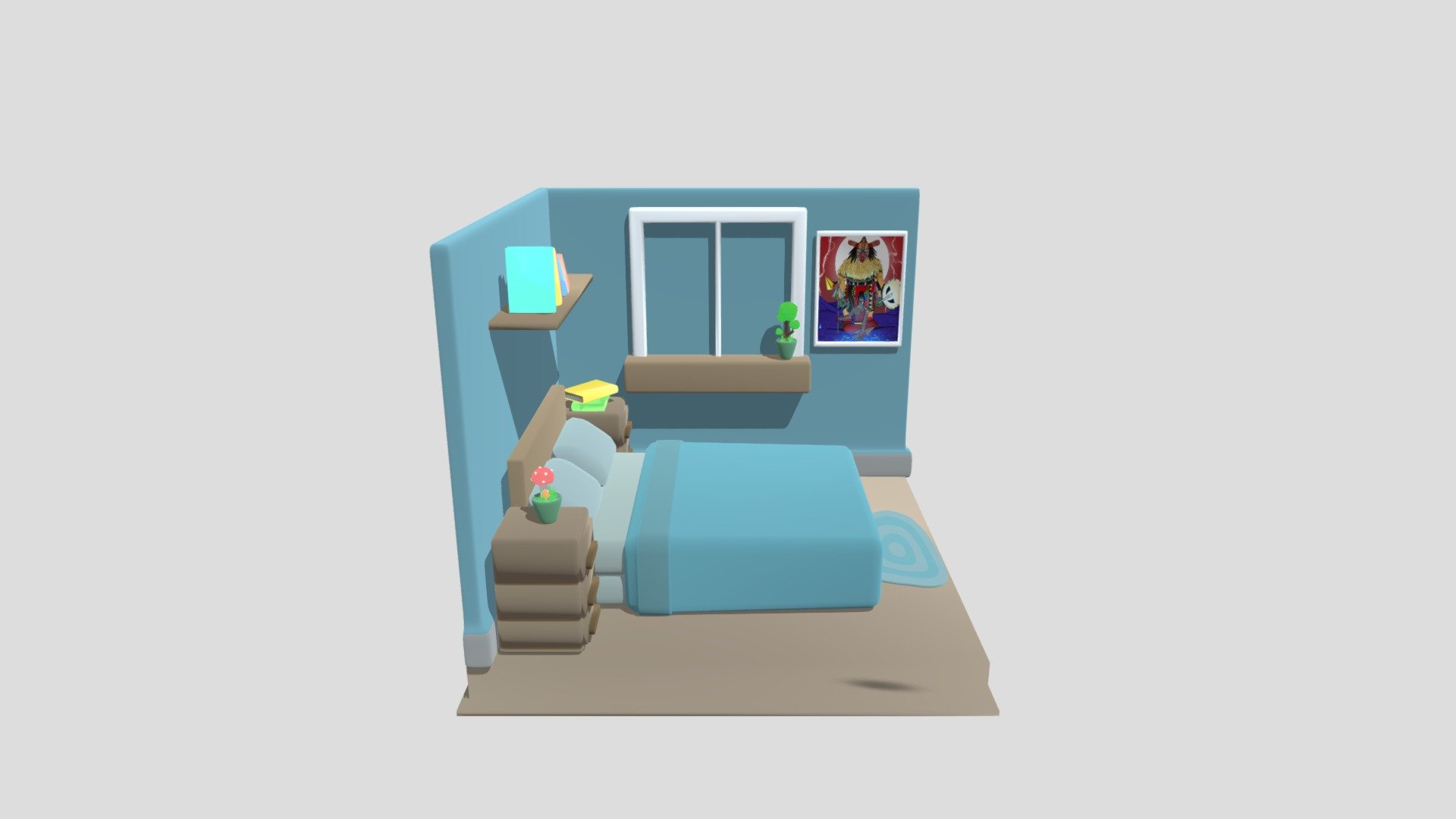 CHIBI Room - 3D model by kelx.savage (@kelechi.nwuke) [308f640] - Sketchfab
