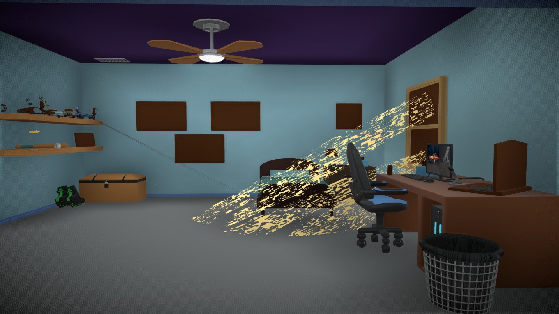 room - 3D model by Animated Fox 3D (@Foxcatgaming2) [309080e] - Sketchfab