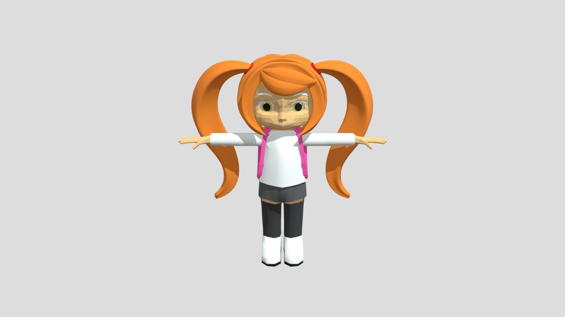 Character Chibi Girl - 3D model by RayVans (@ray_vans) [3090d86 ...