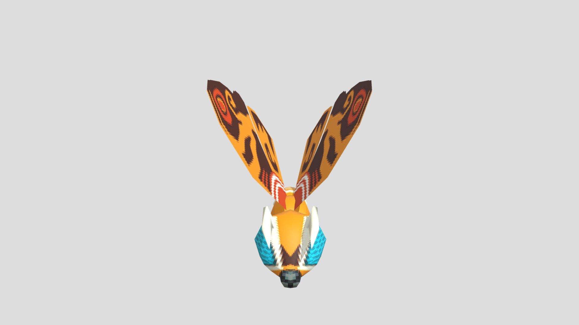 Papercraft Mothra - Download Free 3D model by More Models Maker ...