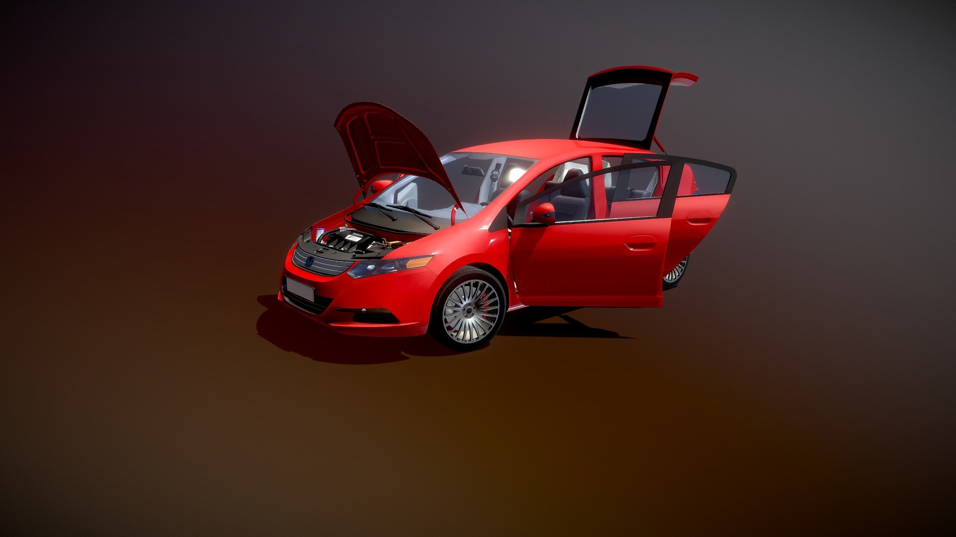 Honda_insight_2010_PBR - 3D model by Igor Shmidt (@igor0541) [3095aff ...