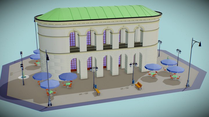 Plaza 3D models - Sketchfab