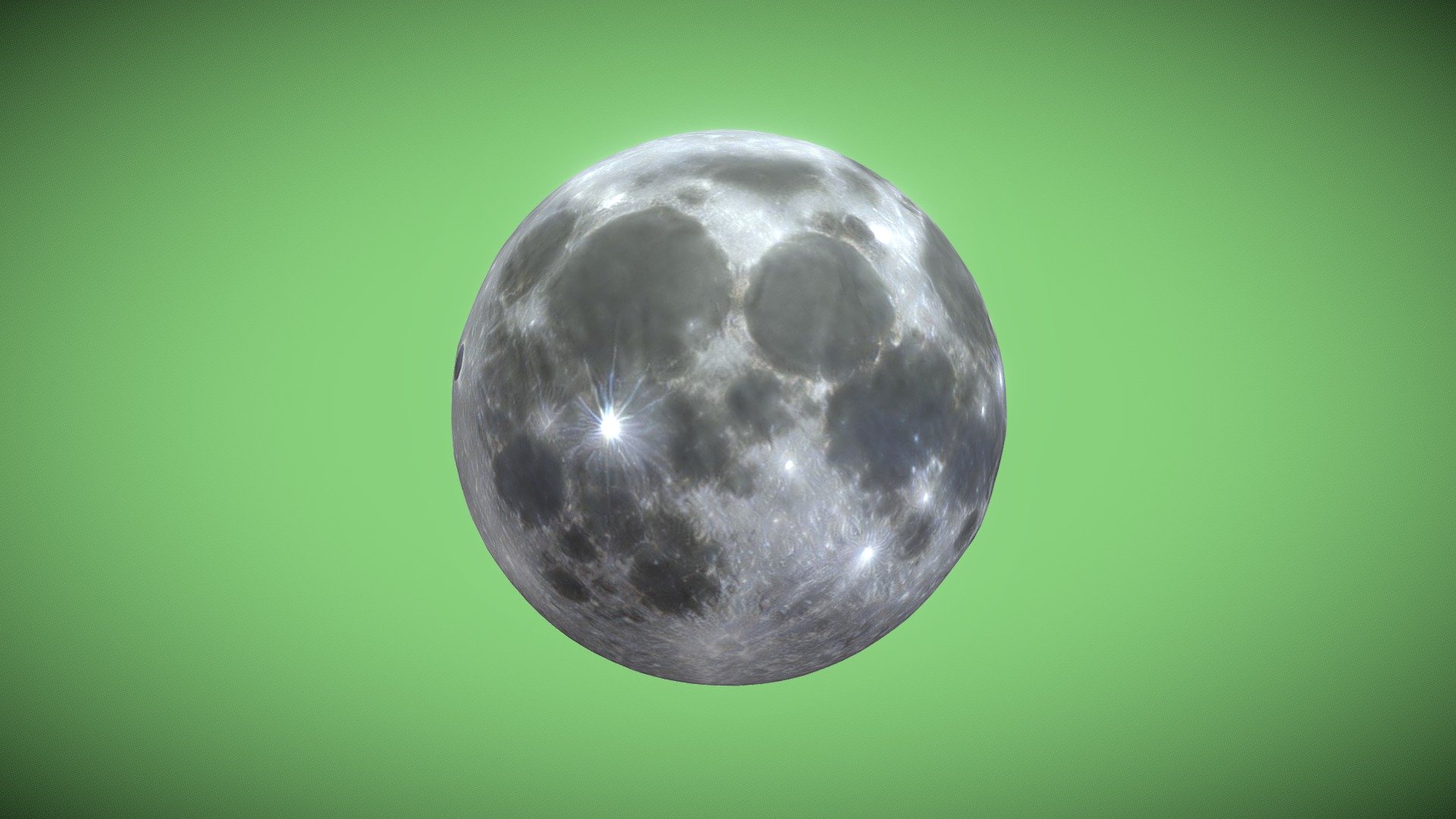 Moon - Download Free 3D model by SAXN [3096e75] - Sketchfab