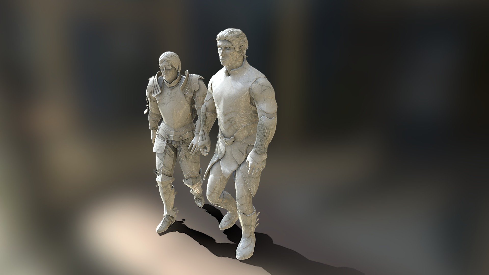 Heroic Walk - 3D model by JMDavis (@hunbjorn) [30974d6] - Sketchfab