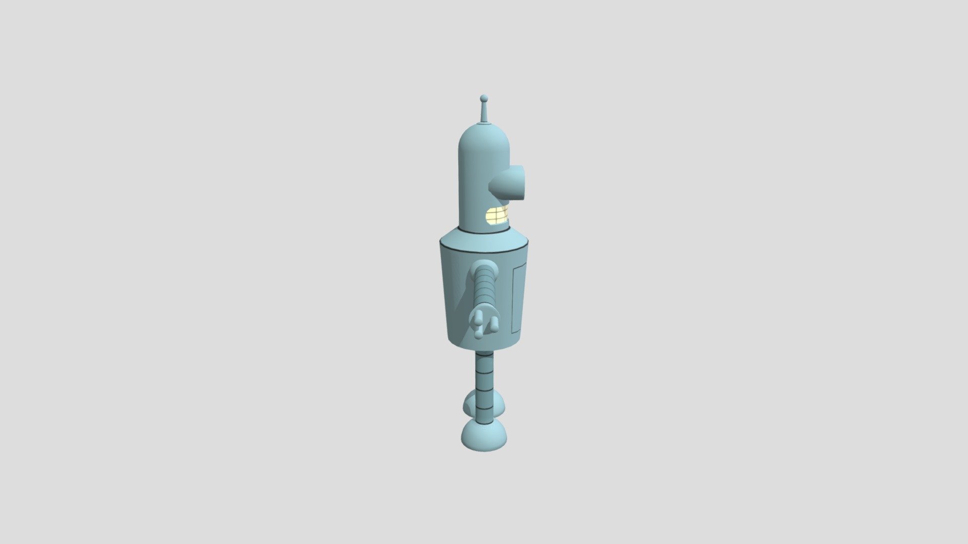 Bender (Futurama) 3D - 3D model by Zach G. (@M4dH4tter) [3099fcb ...