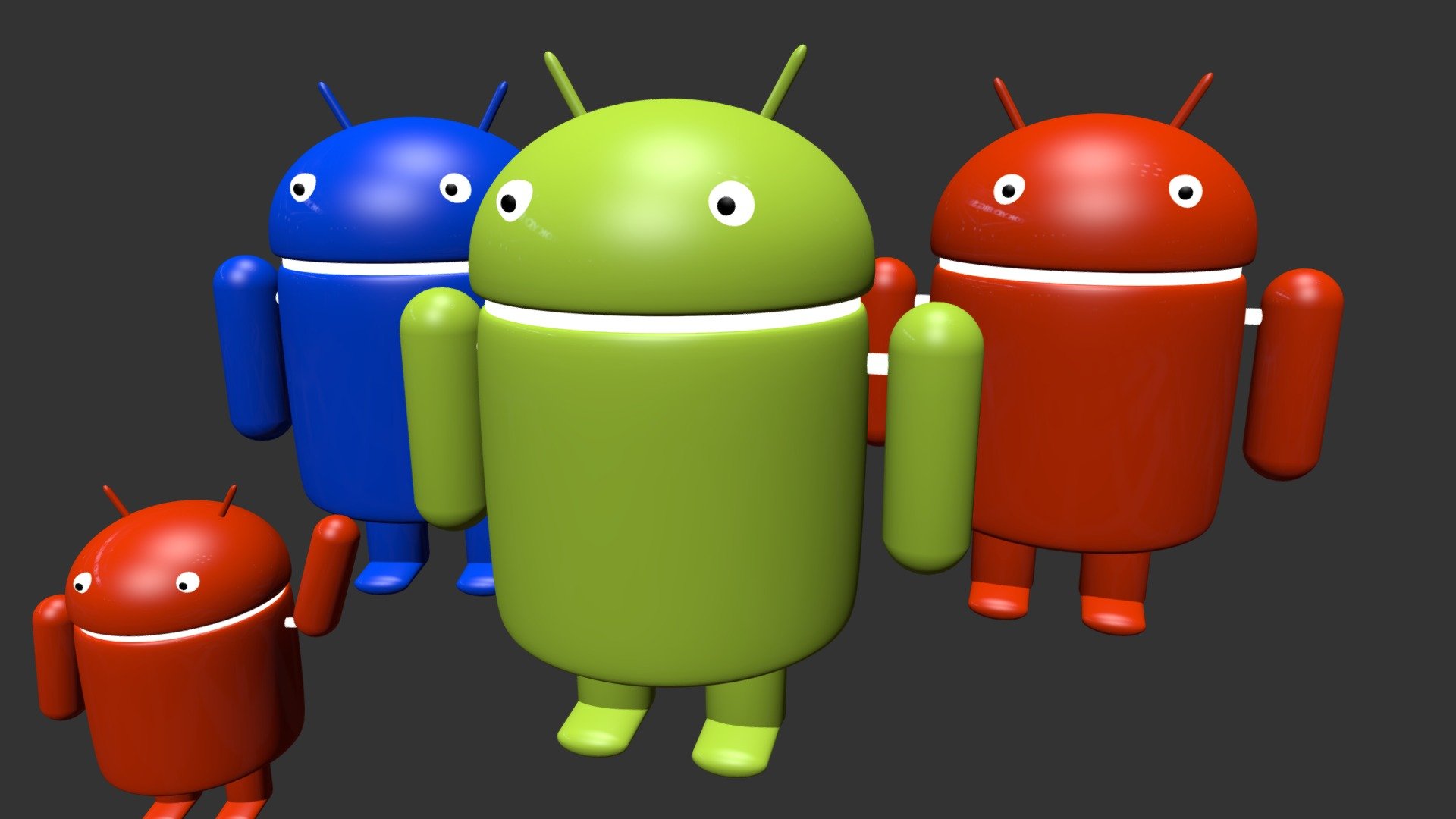 Familia Android - 3D model by Nilson Santos (@nilsonsantos) [309C1y8] - Sketchfab