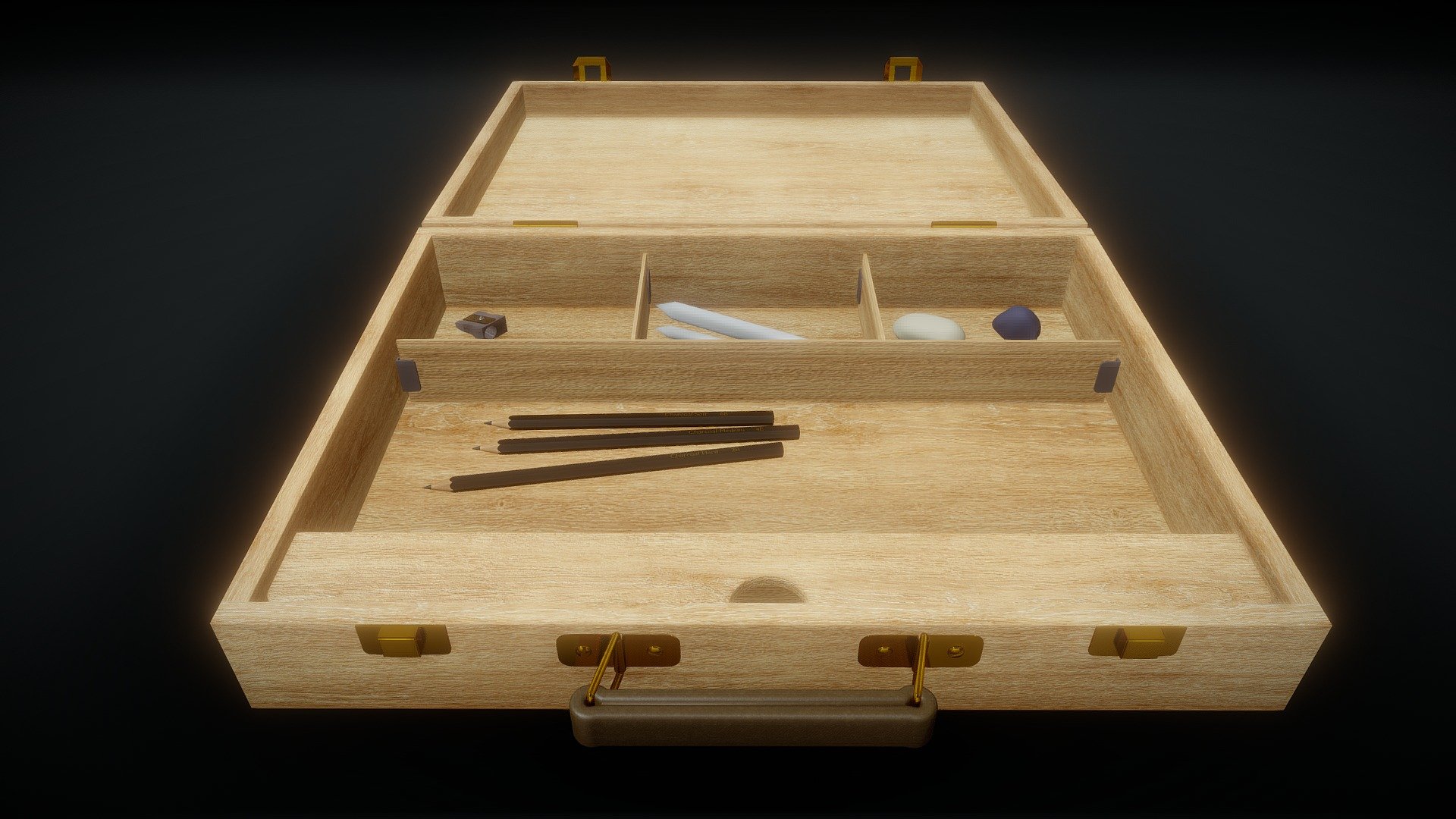 Beginner Artist's Toolbox (Blend,OBJ,DAE) - Buy Royalty Free 3D model ...