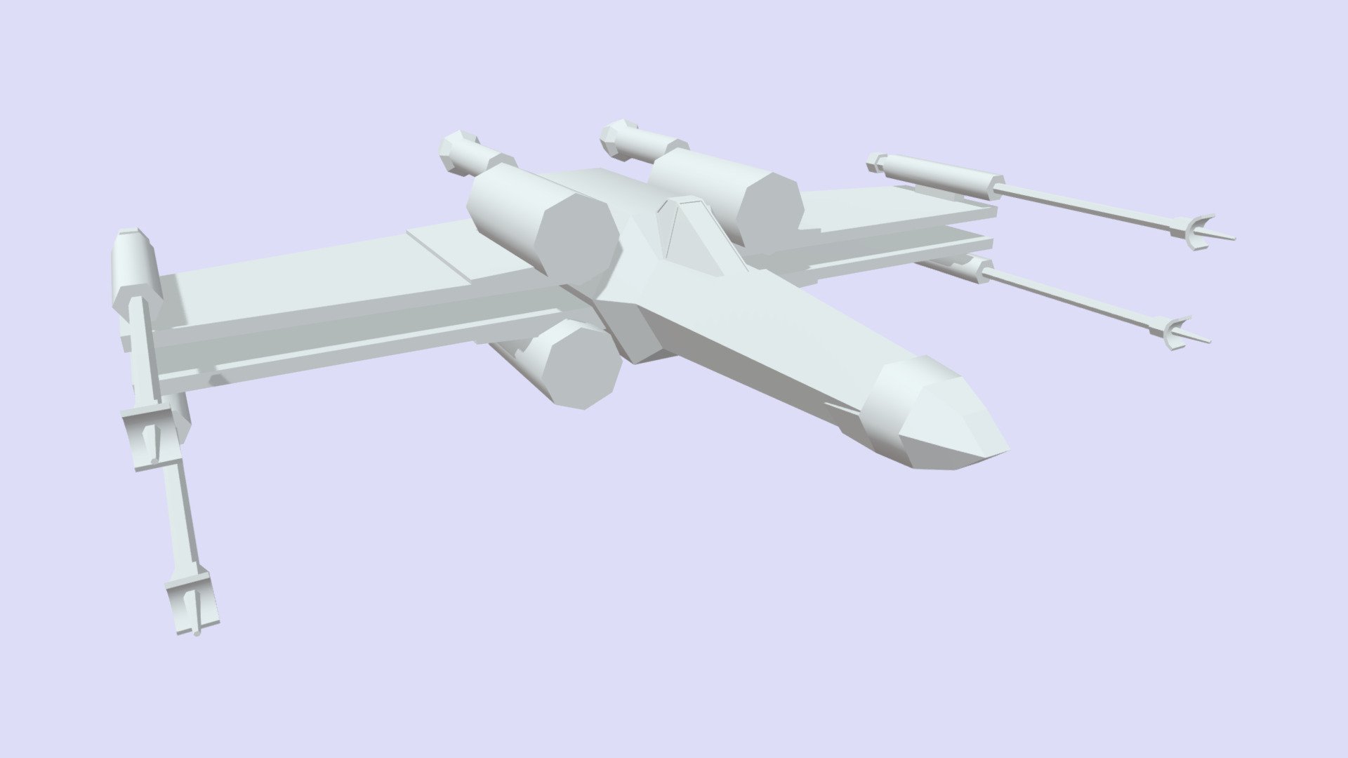 X-Wing - Download Free 3D model by kieryyxy [309fad3] - Sketchfab