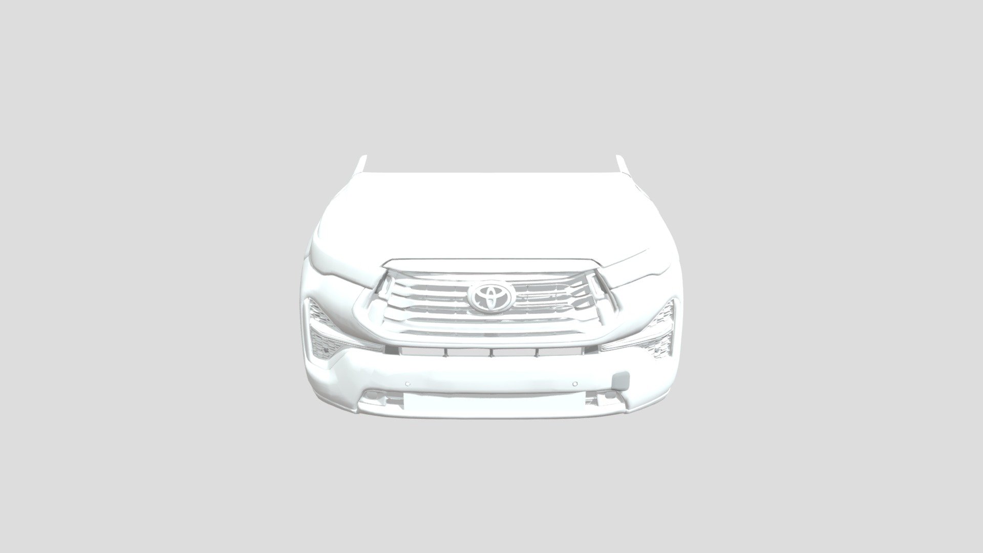 TOYOTA INOVA FRONT BUMPER MODEL 2023 - Download Free 3D model by ...