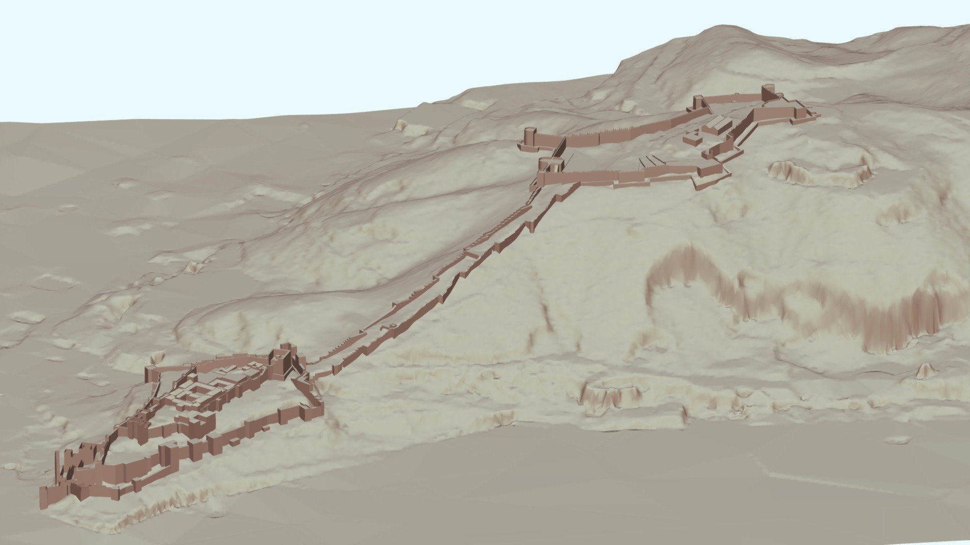 Alcazaba-Coracha-Gibralfaro Málaga - 3D model by Andrea Carbajo Rebollo ...