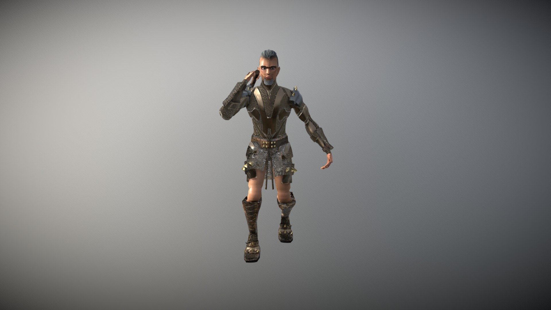 Warrior - 3D model by JotaValencia [30a3e5f] - Sketchfab