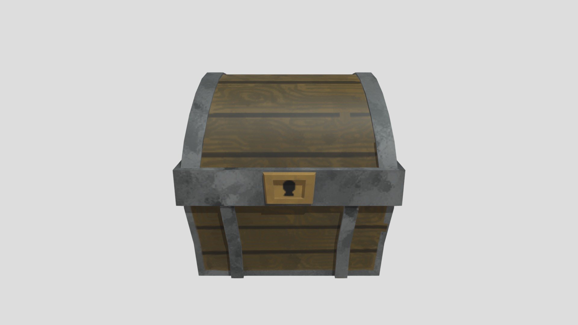 Treasure Chest Stylized - Low Poly - FBX - Download Free 3D model by ...