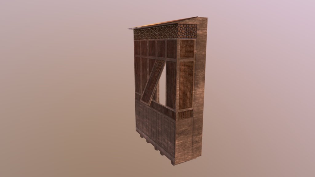 Balcony - 3D model by Héctor Gárate (@hectorsgarate) [30a65ff] - Sketchfab