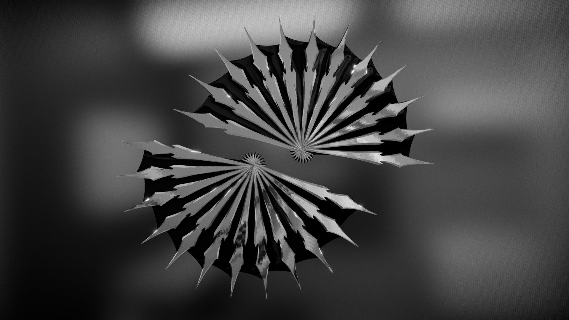 Fan / Blades / Hand weapon / Mortal kombat style - Buy Royalty Free 3D ...