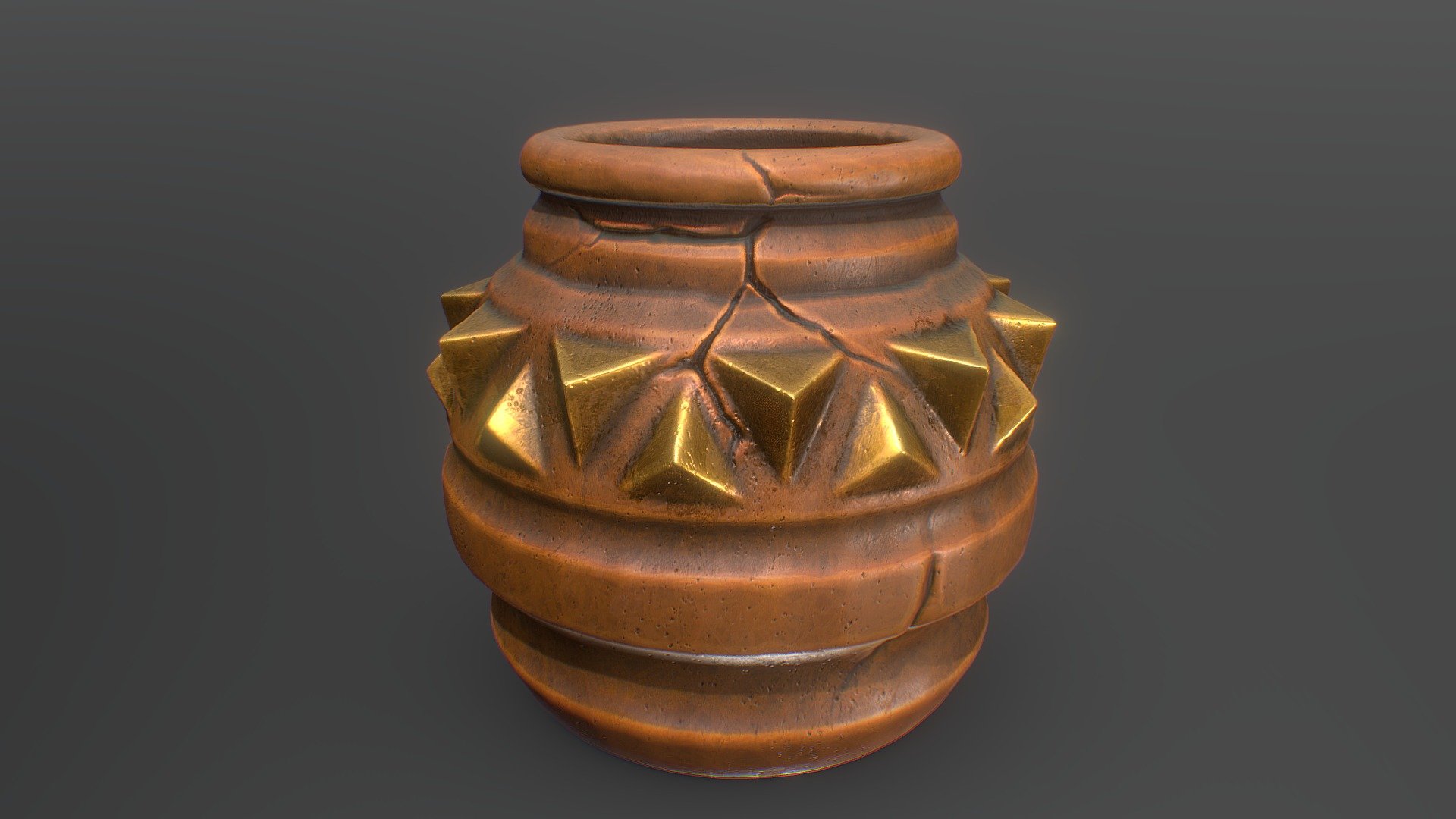 Cracked Vase - 3D model by Somersby [30aa1b9] - Sketchfab
