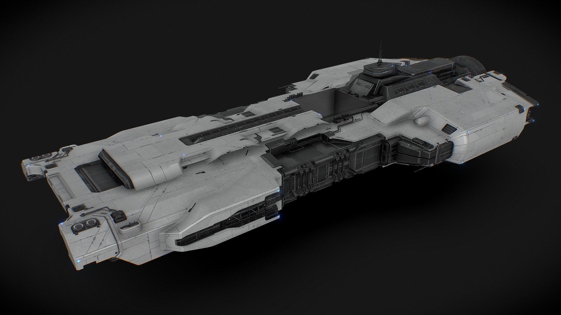 Sci-Fi Spaceship - X4:Foundations - ATF Valkyrie - 3D model by Argon ...