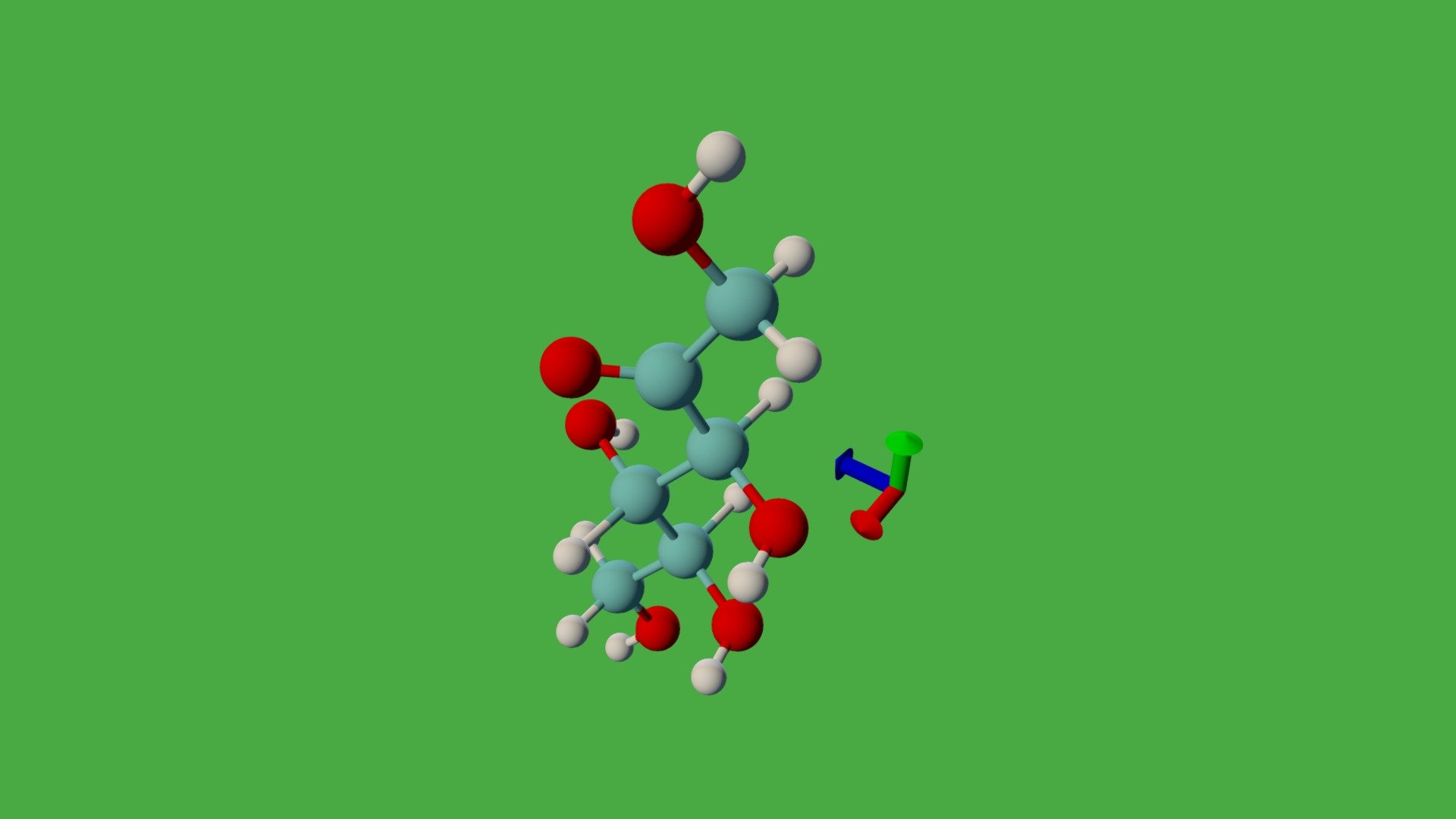 Eve3D Monosacárido Cetohexosa D Sorbosa - 3D model by EVE3D UNAM ...