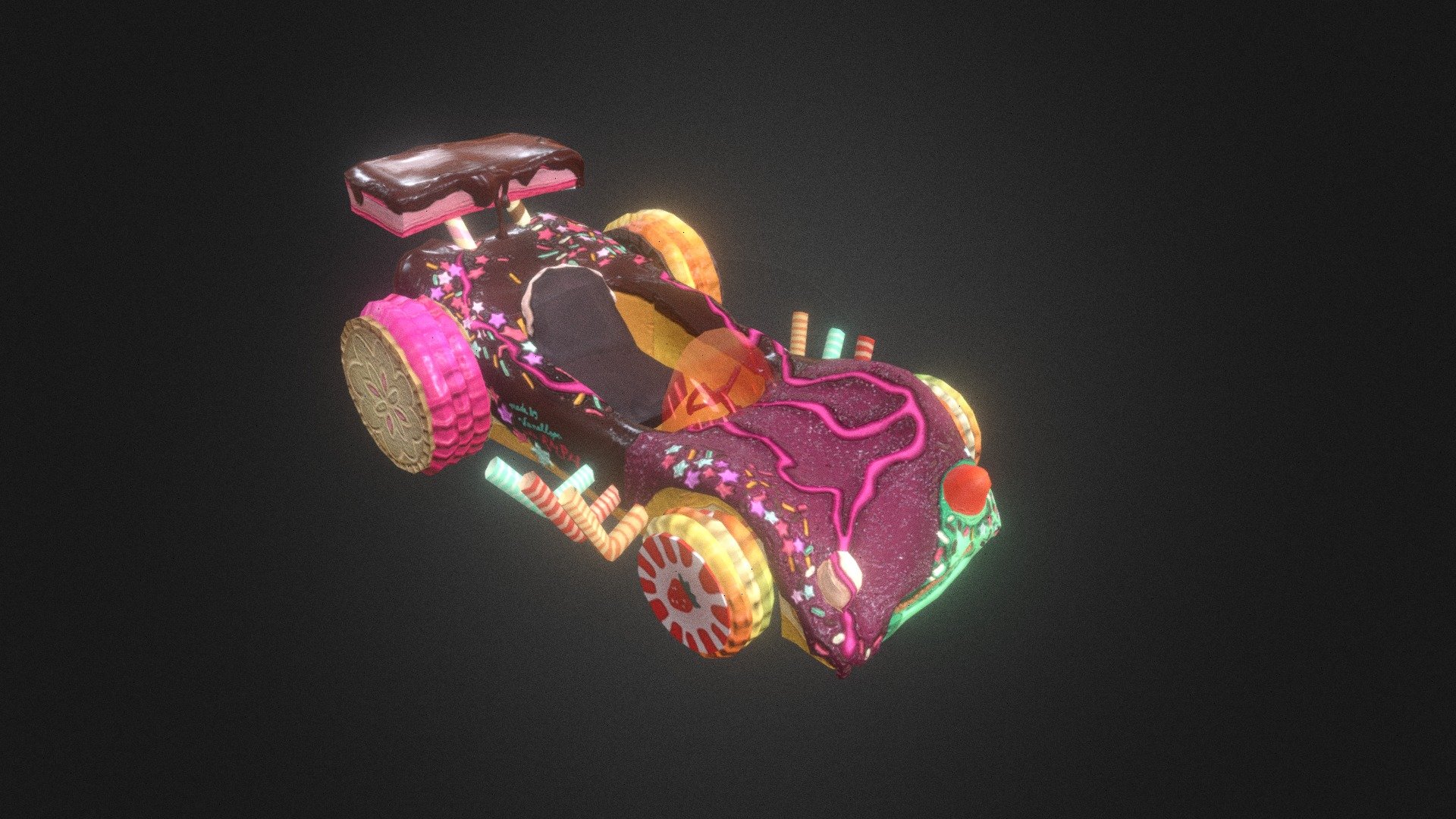 Candy Kart | Sugar Rush Speedway - 3D model by Razy (@Razy_Choco ...