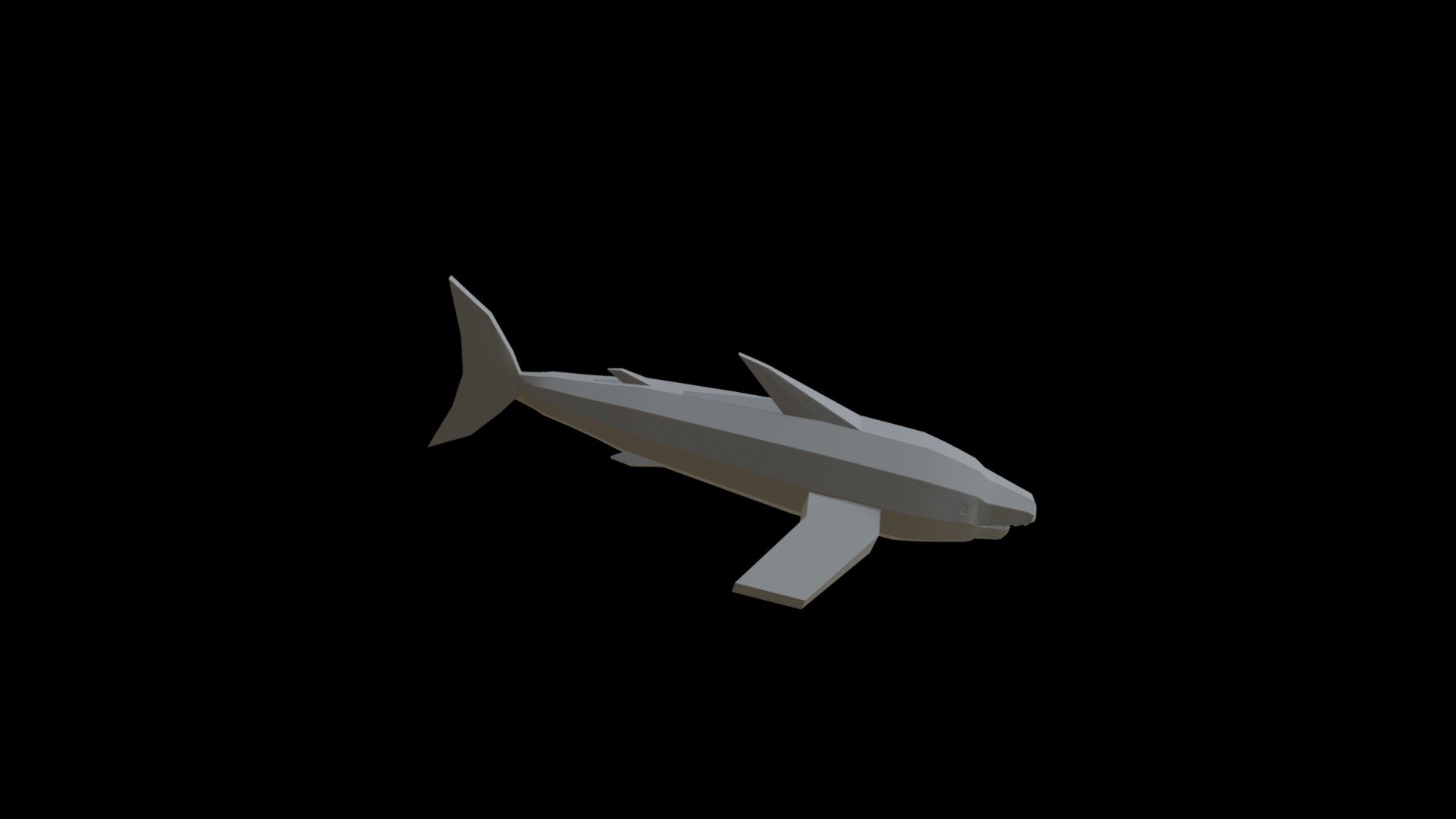Low-Poly Shark Model - 3D model by Emily Warner (@ewarnerart) [30ae329 ...