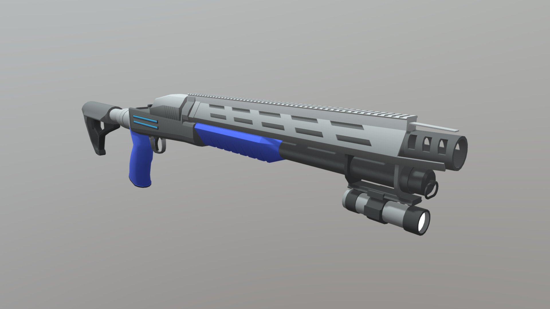 Sjögren Inertia Fictional Sci-Fi Shotgun. - Download Free 3D model by ...