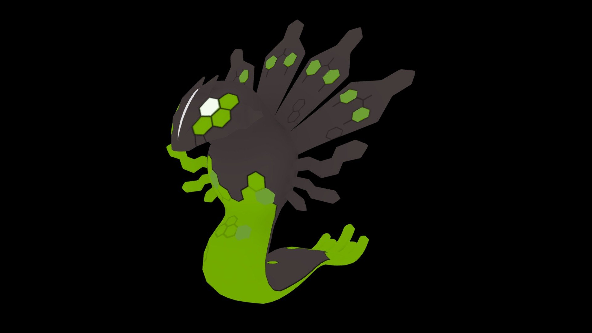 Zygarde (50% Form) - 3D model by Mariokart07 [30b1dc5] - Sketchfab