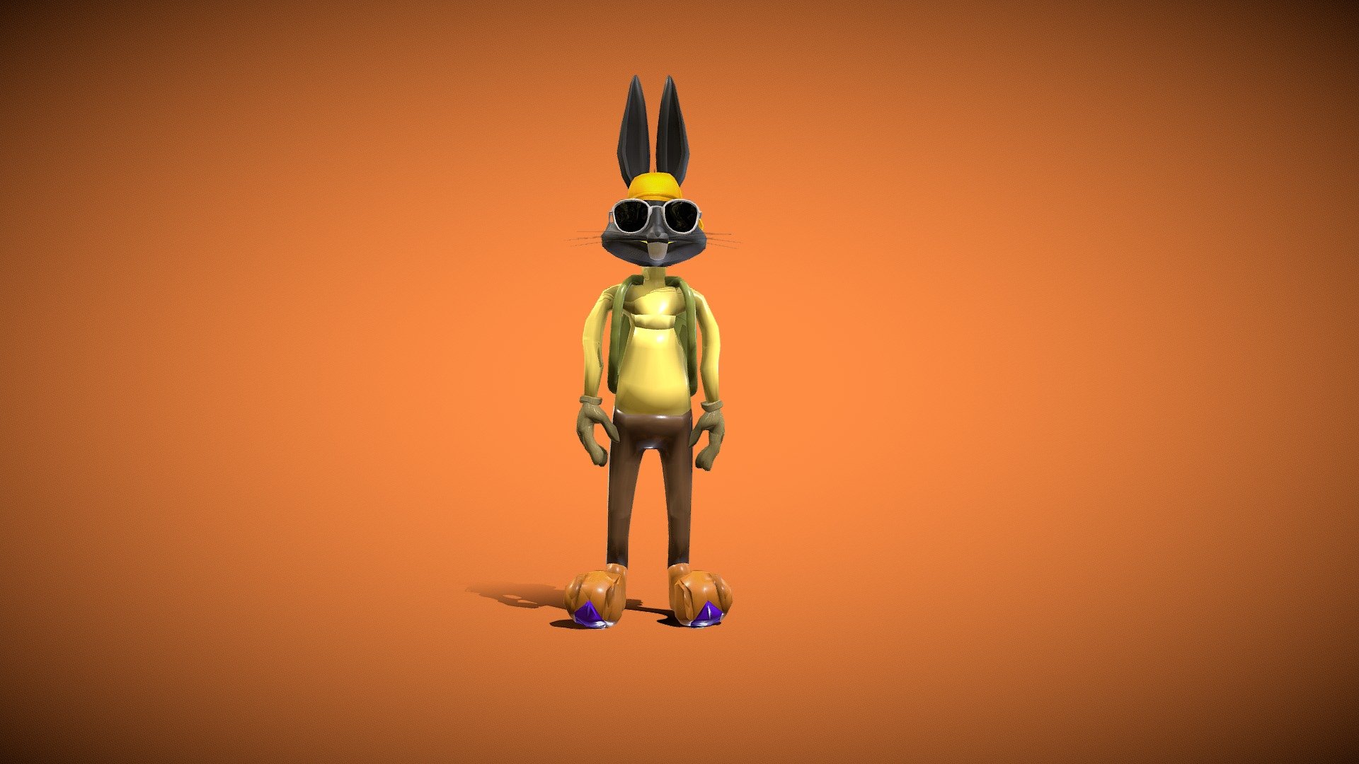 Flexing Bunny character - 3D model by VertaScan [30b28ad] - Sketchfab