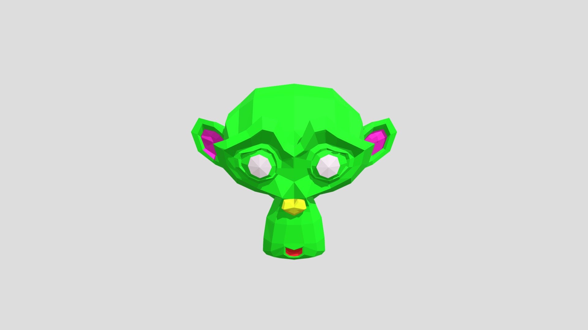 mono verde - 3D model by jorgevillalobosdavila [30b4731] - Sketchfab