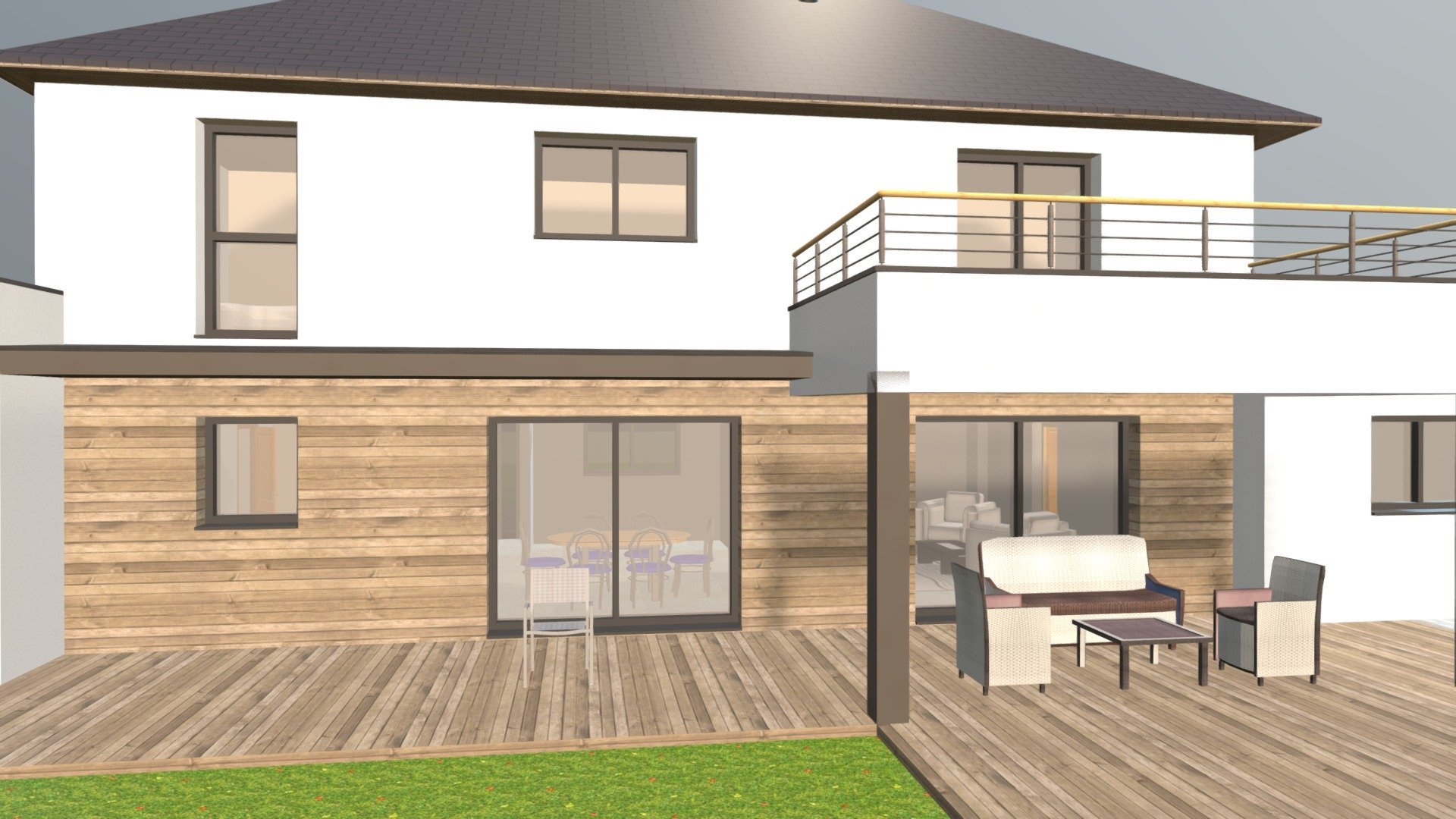 maison individuelle - 3D model by JC Design 56 (@batinnov56) [30b4826 ...