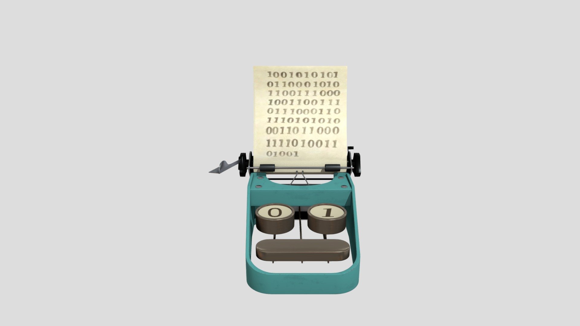 Binary Typewriter - 3D model by yesmithayesha (@yesmithayesha785 ...