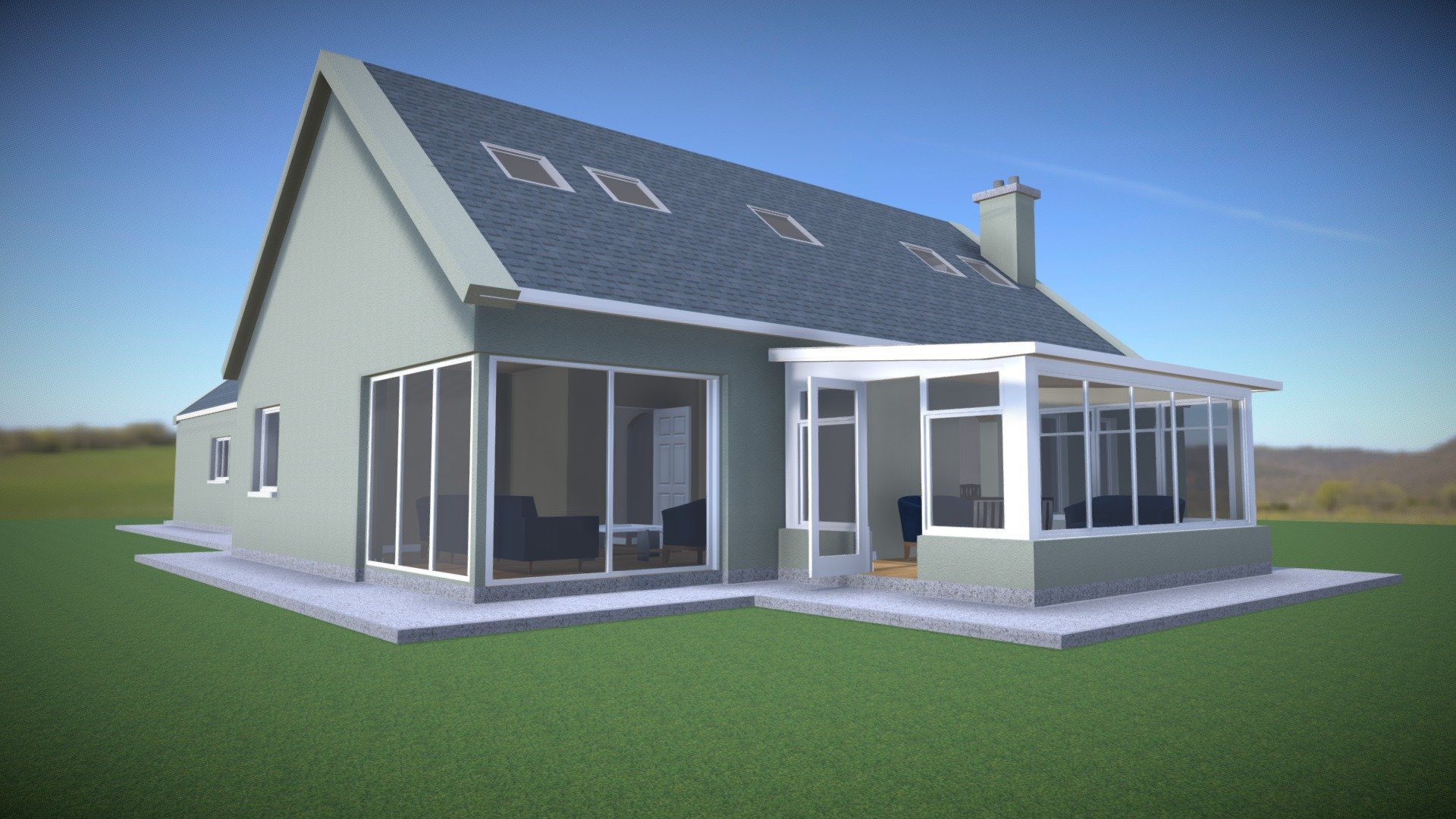 Enda Healy House02 - 3D model by Virtual Teic (@dyb) [30b5ede] - Sketchfab