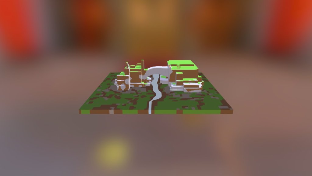 Minecraft-like environment - 3D model by Joaquin Cruz (@Crimms ...