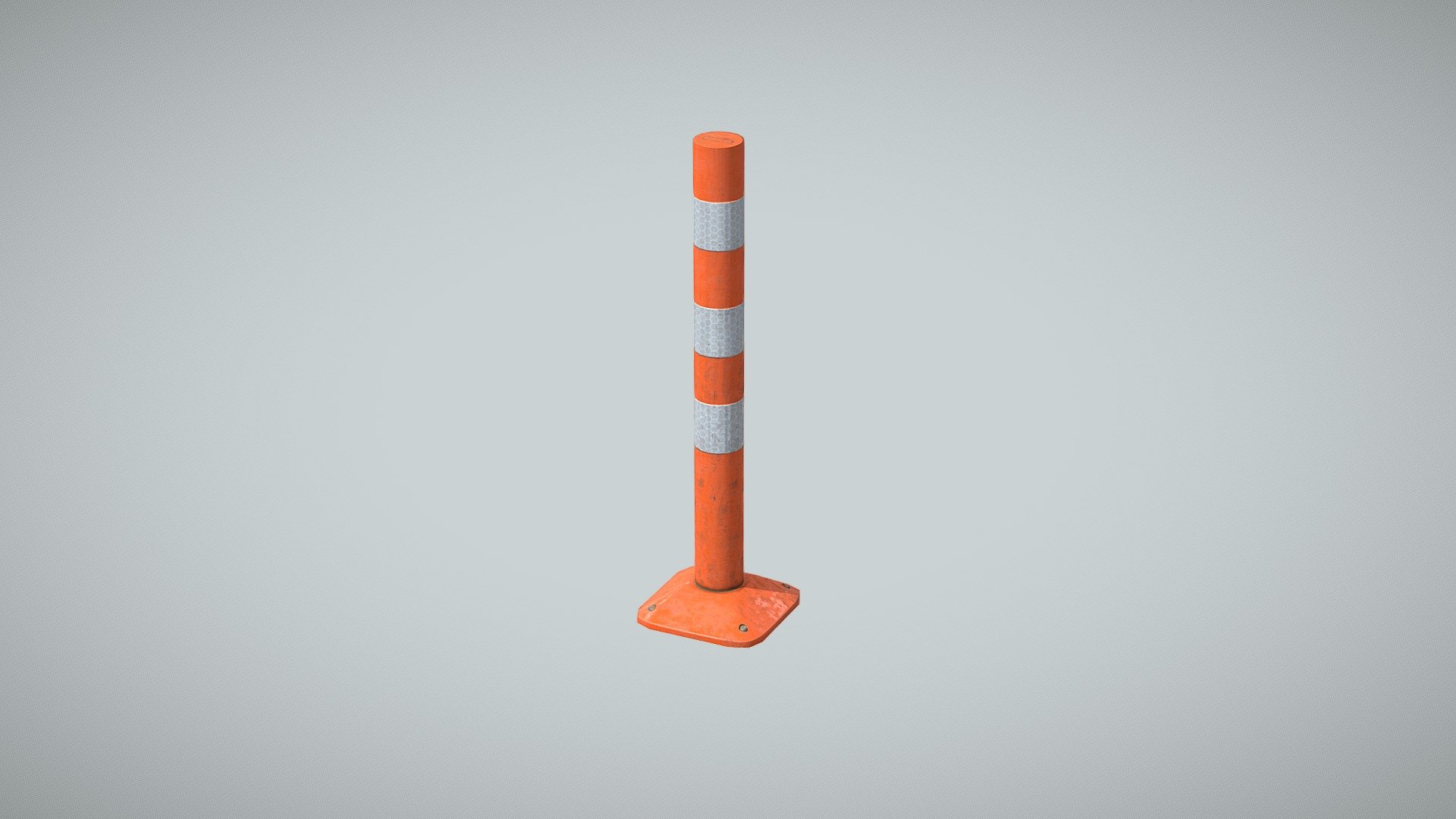 Traffic Pole Barrier - Buy Royalty Free 3D model by Outlier Spa ...