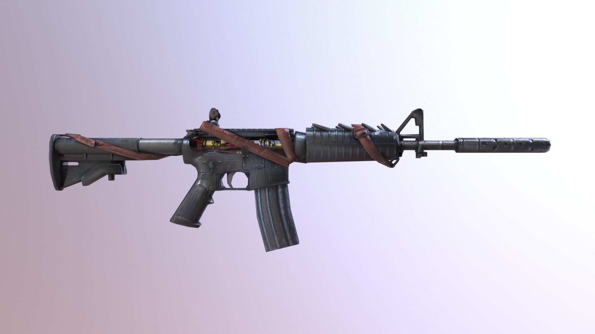 [CrossFire] M4Commando-Predator - 3D model by Peketo [30b752d] - Sketchfab