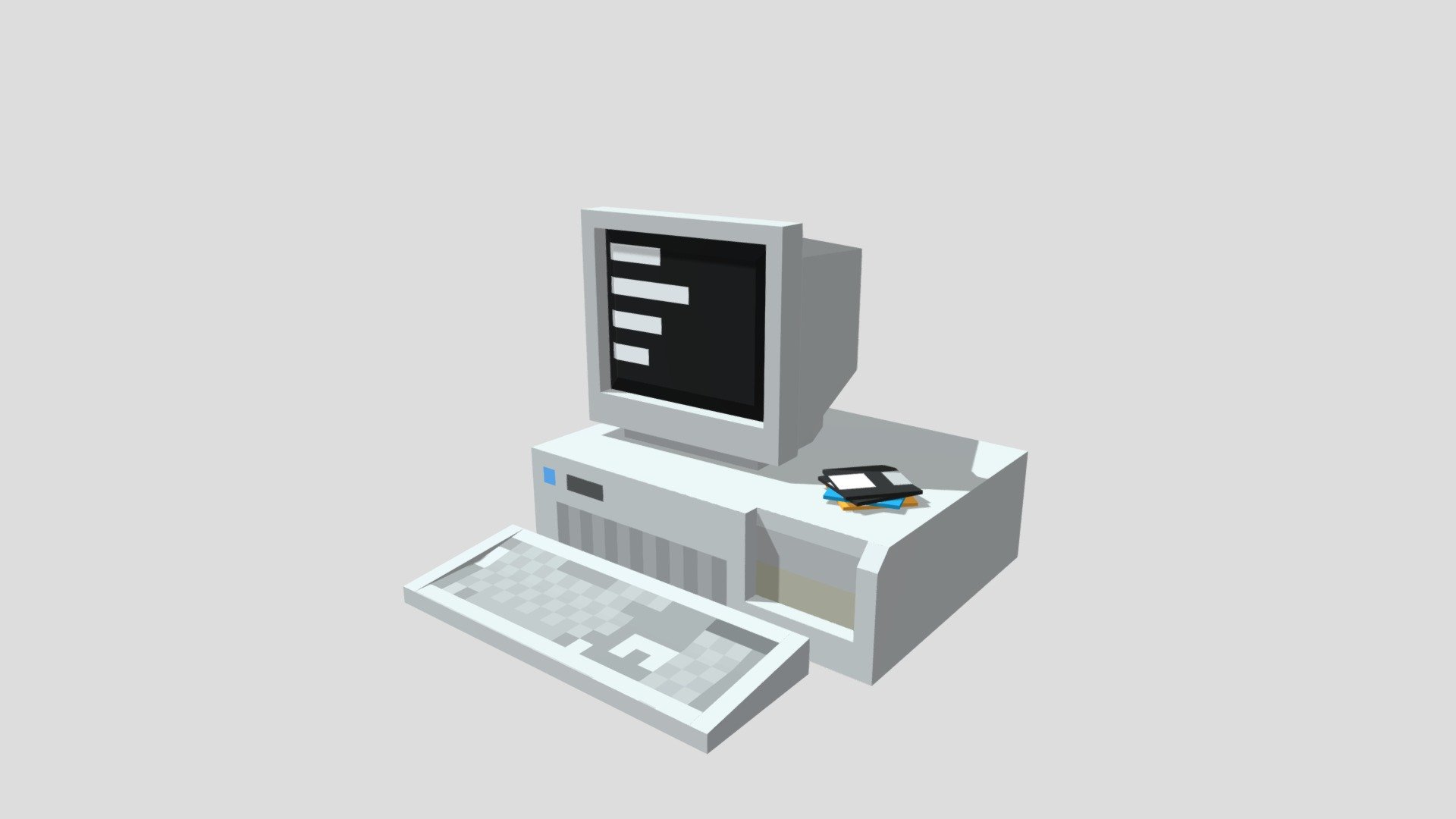 IBM PC - 3D model by Henry_Permski [30b840b] - Sketchfab