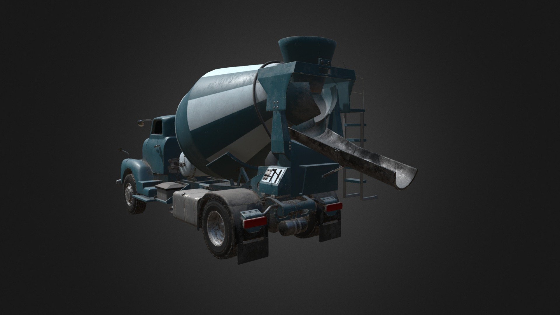Concrete Mixer Truck - Constructor Plus - 3D model by Mucsi Tamás 3D (@mucsitamas3d) [30b8b98 ...