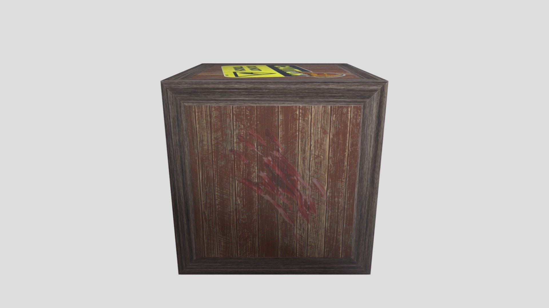 Crate - Download Free 3D model by BlakeRoberson [30b983e] - Sketchfab