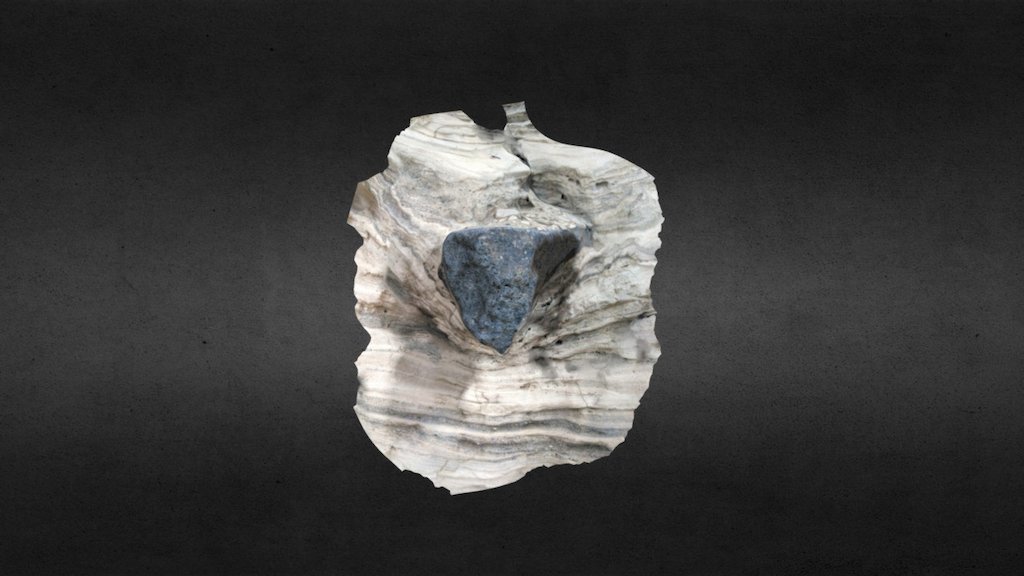 Basalt Block in Tuff ring - 3D model by gispeterson [30bb377] - Sketchfab