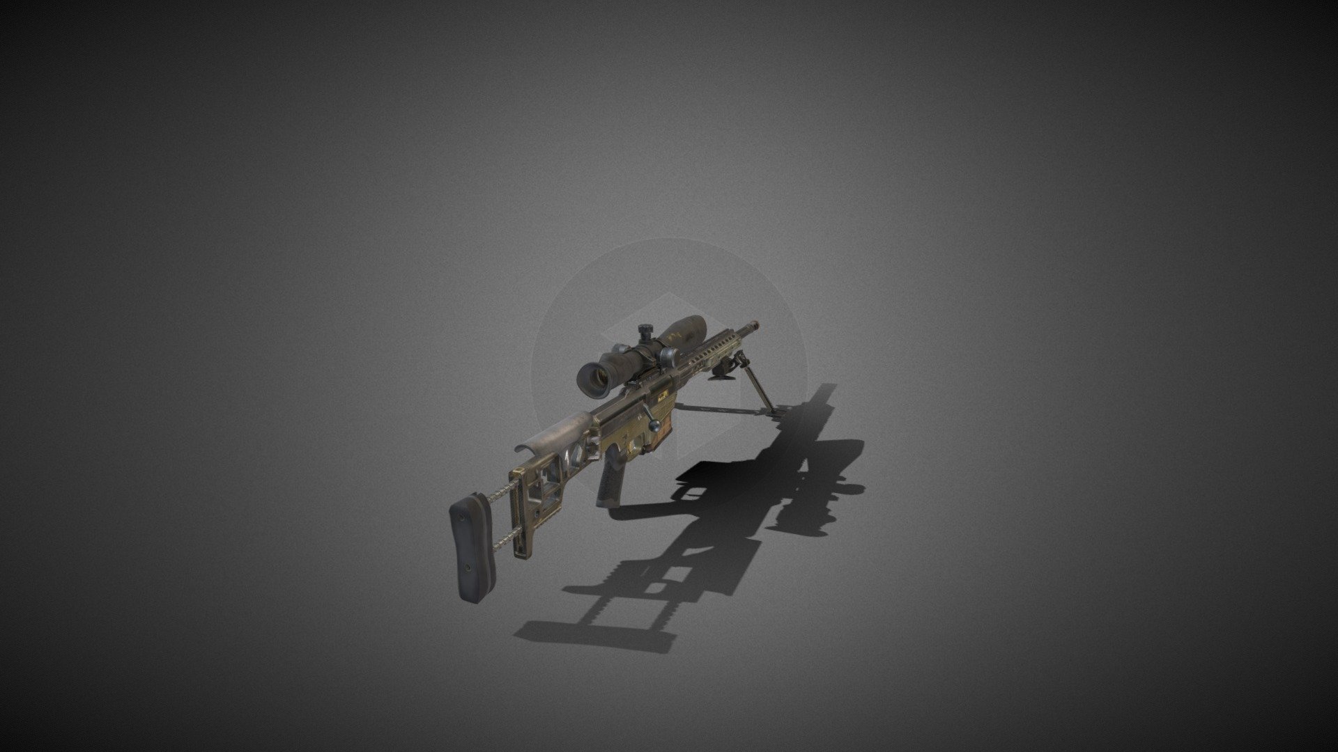 Rifle MRAD - 3D model by denmax20000 [30bc2e6] - Sketchfab