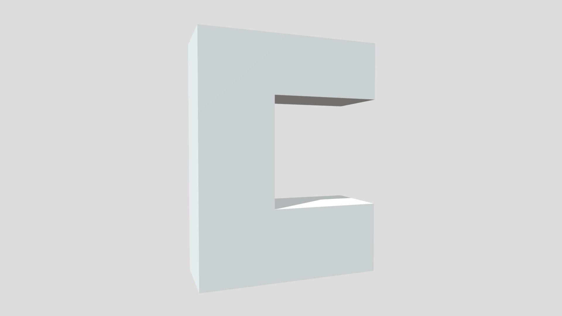 Letter C - Download Free 3D model by abzap [30bc5d1] - Sketchfab